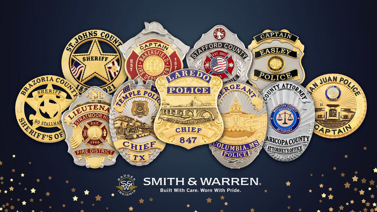 Custom Smith and Warren Badges – 911 Duty Gear USA